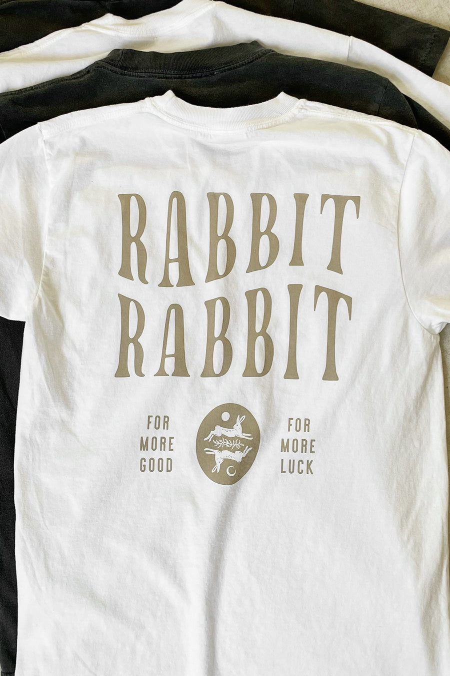 Luck Out T-Shirt (White) – RABBIT RABBIT